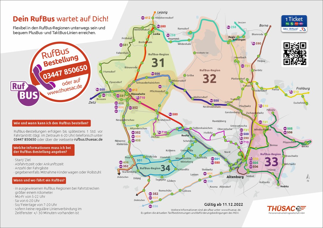 Das neue Liniennetz im nördlichen Altenburger Land | THÜSAC ...